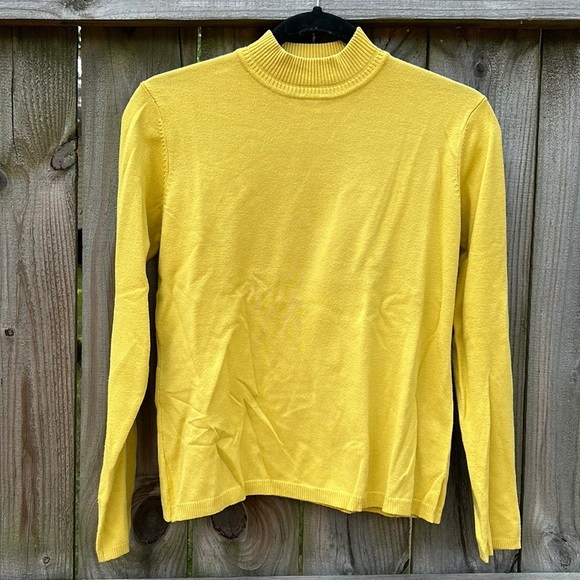 Vintage | Sweaters | Conrad C Collection Yellow Rayon Blend Sweater ...